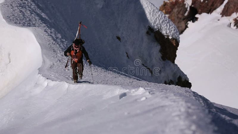 Mountain Climbing stock video. Video of hiking, rocks - 41320357