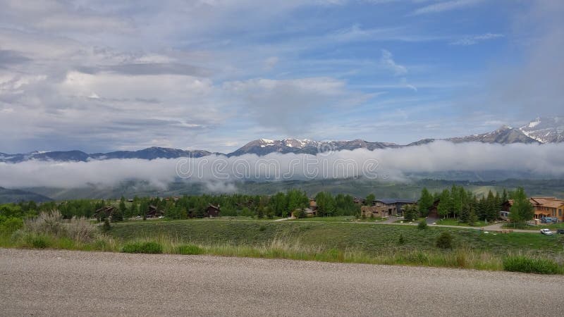 Mountain cloud inversion stock image. Image of inversion - 68936677