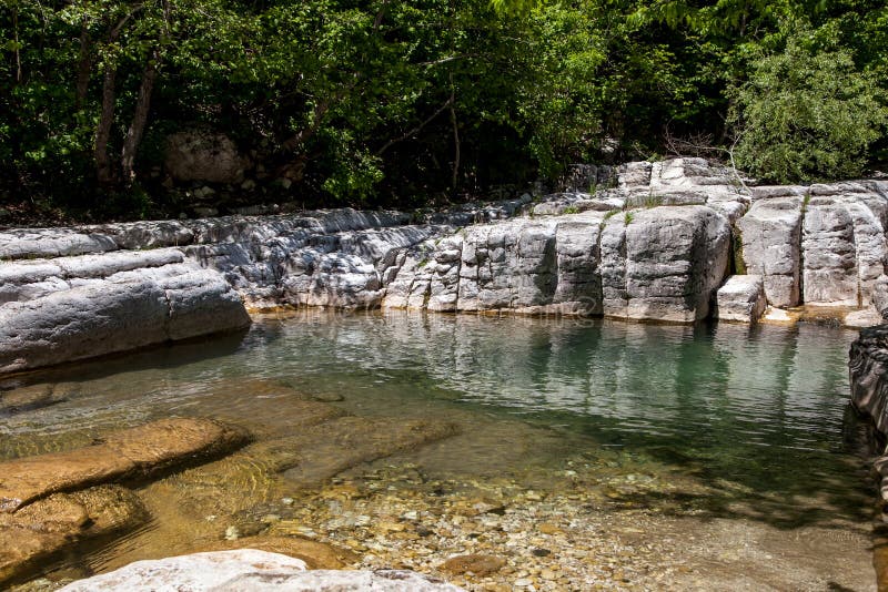 Mountain Cold River in the Mountains Stock Photo - Image of landscape ...