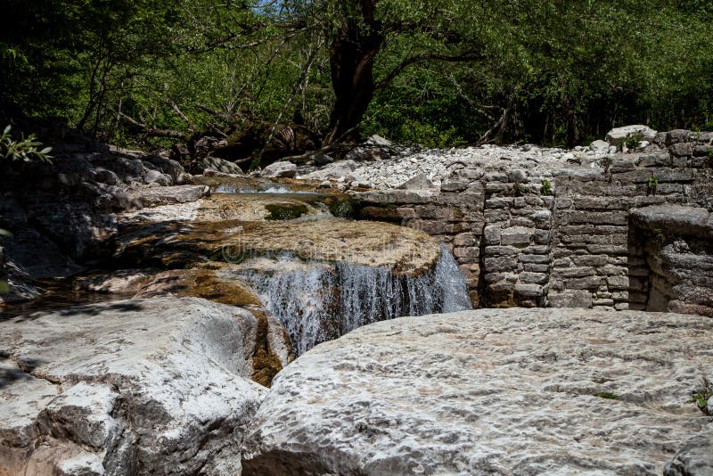 Mountain Cold River in the Mountains of Georgia Stock Photo - Image of ...