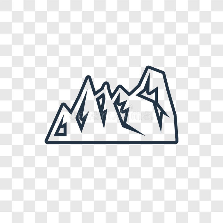 Mountain Outline Transparent Stock Illustrations – 12,611 Mountain ...