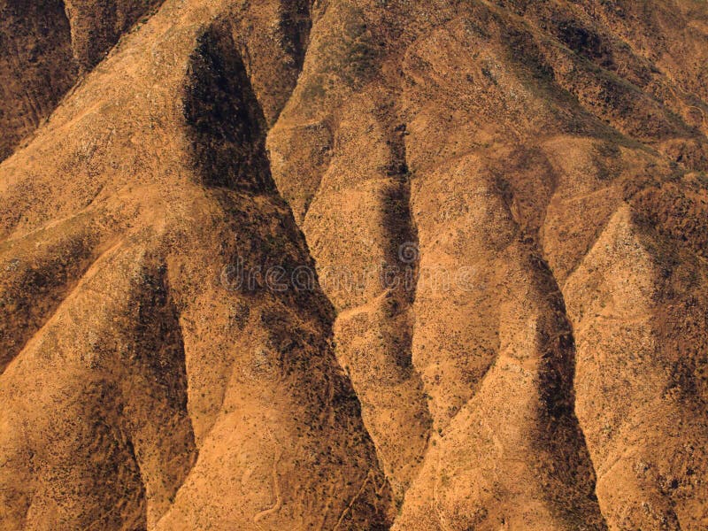 Mountain Contours and Shadows Create Pattern Stock Image - Image of ...