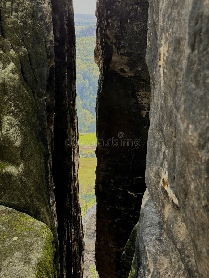 Mountain crevice stock image. Image of germany, mountain - 337698061