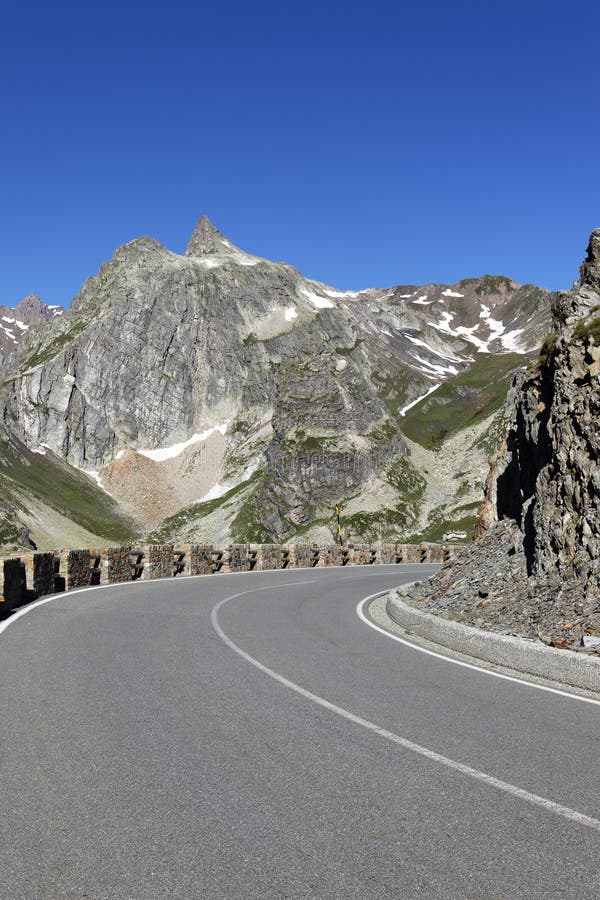 Mountain curve stock image. Image of holiday, alpine - 16859825