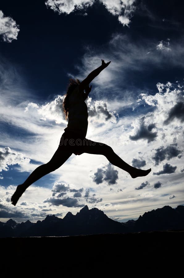 Mountain Dance stock image. Image of move, freedom, dance - 20851335