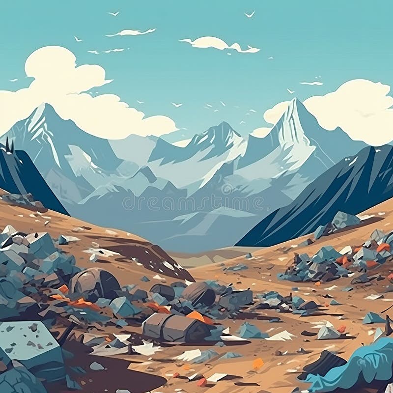 Pollution Waste Mountain Stock Illustrations – 579 Pollution Waste ...