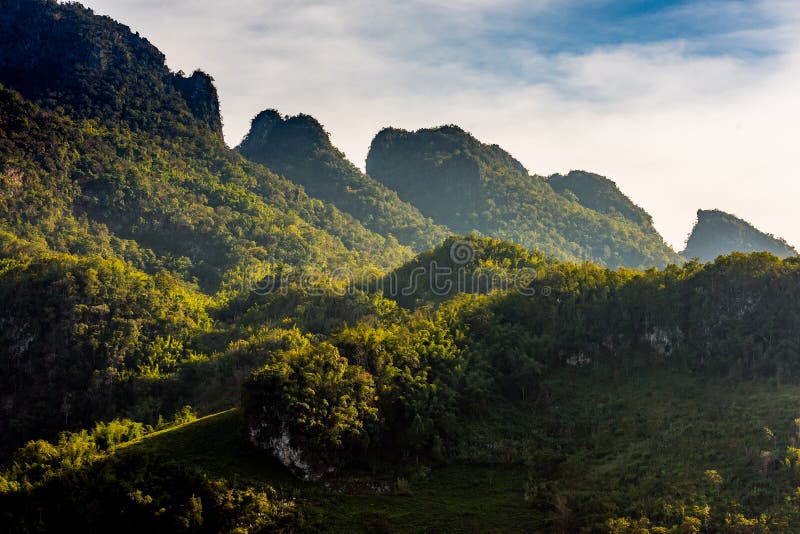 Mountain Doi Luang, Chiang Dao, Thailand Stock Photo - Image of hill ...