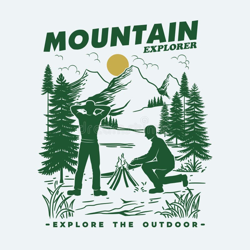 Mountain Expedition Logo. Outdoor Camping and Adventure Vintage Logo ...