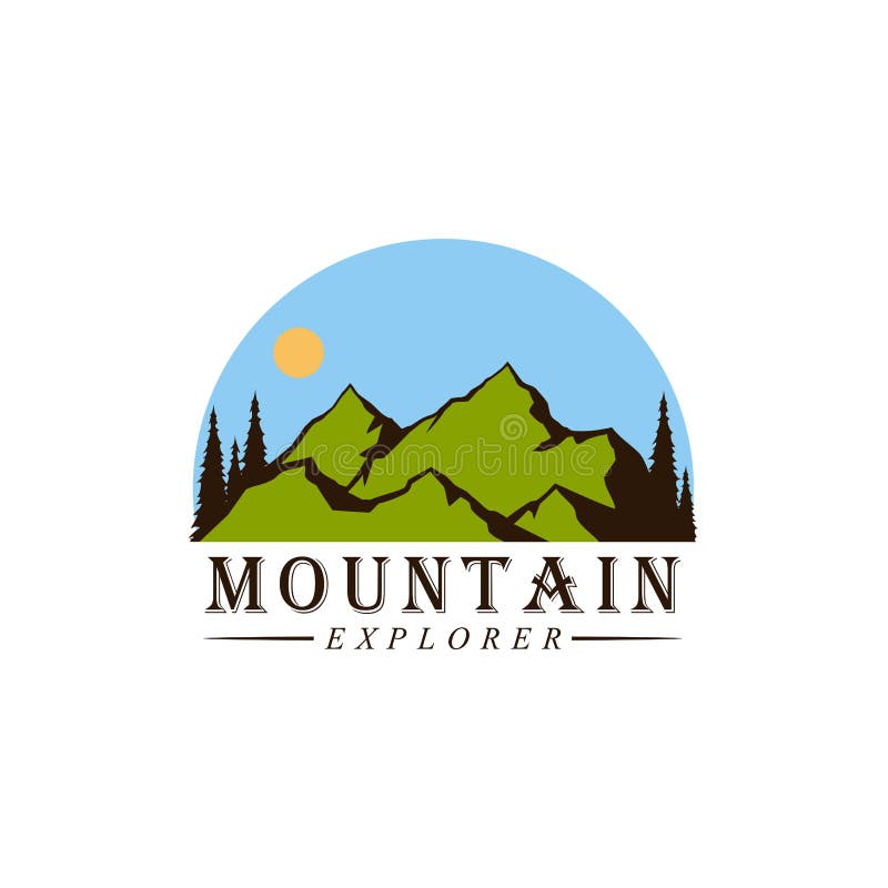 Mountain Explorer Adventure Logo, Sign, Badge Template Vector Design ... Mountain Explorer Adventure Logo, Sign, Badge Template Vector Design ...