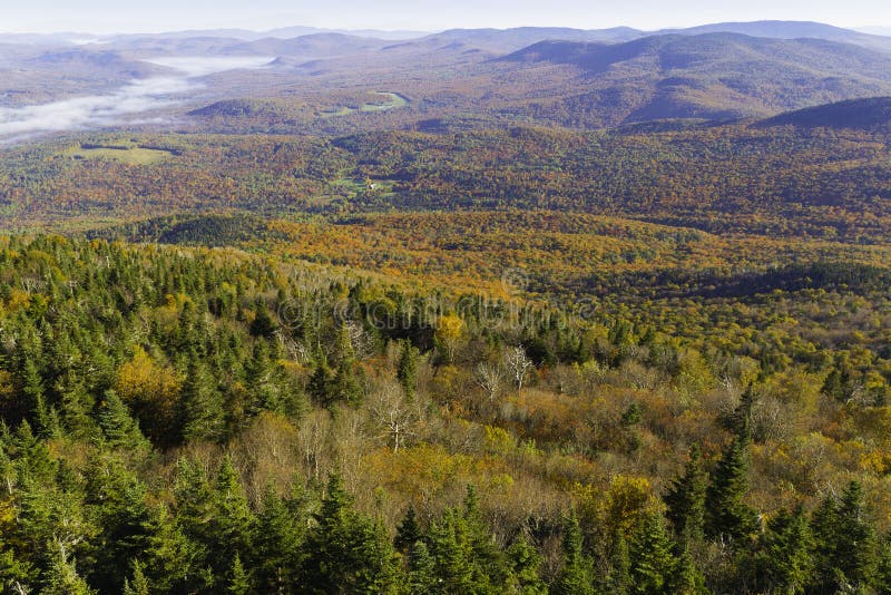 Mountain Fall Foliage stock image. Image of morning, nature - 34196983