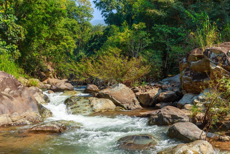 Mountain Fast Flowing River Stream of Water in the Rocks Stock Photo ... Mountain Fast Flowing River Stream of Water in the Rocks Stock Photo ...