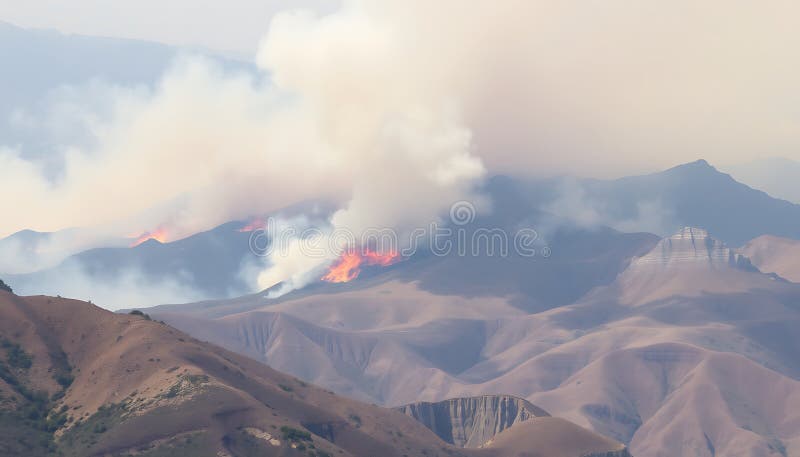 Mountain Fire, Wildfire, Environmental Disaster, Flames, Forest Fire ...