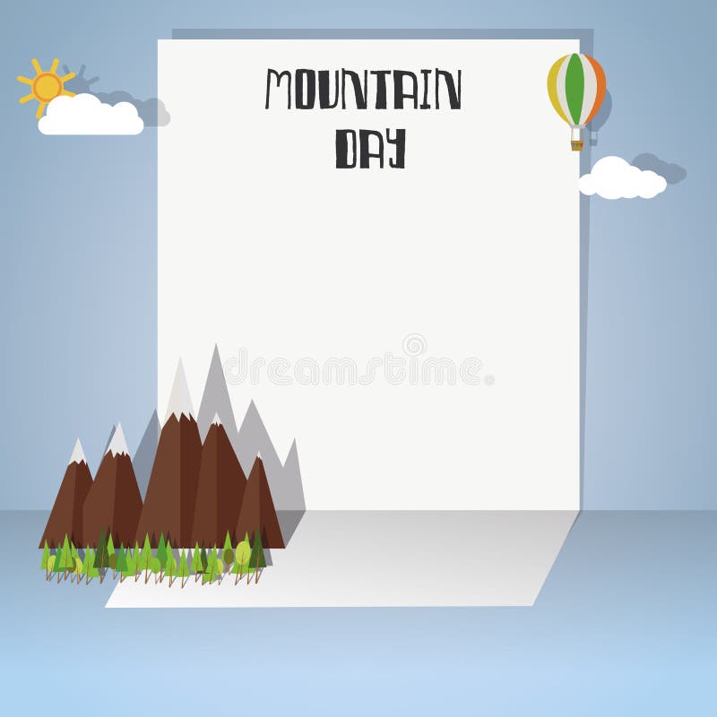 Mountain flyer stock vector. Illustration of cordillera - 45781249