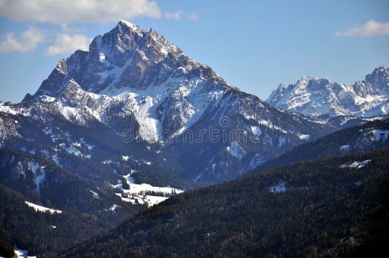 Mountain in foreground stock image. Image of mount, stone - 197781237