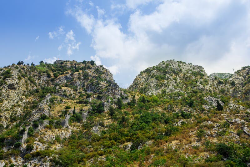 Mountain with Forest in Montenegro Stock Image - Image of europe ...