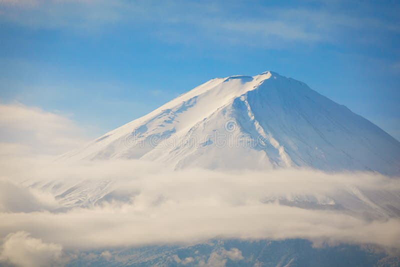 .Mountain Fuji with Blue Sky , Japan Stock Image - Image of fuji, mount ...