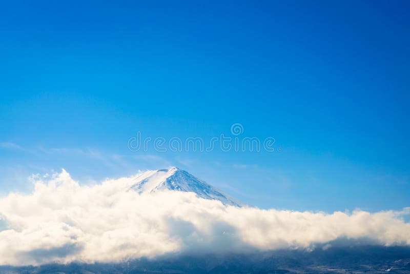 ,Mountain Fuji with Blue Sky , Japan Stock Image - Image of nature ...