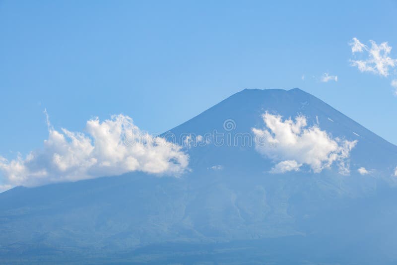 Mountain Fuji and Cloud in Summer Stock Image - Image of destination ...