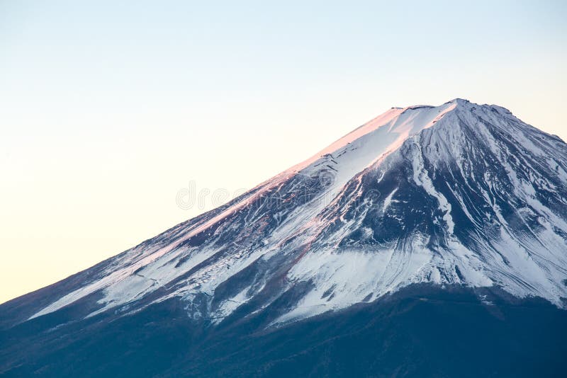 Mountain Fuji Sunrise Japan Stock Image - Image of mount, mirror: 65065925