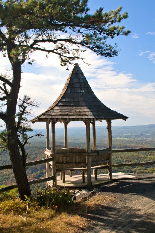Mountain Gazebo stock image. Image of view, upstate, trail - 8046281