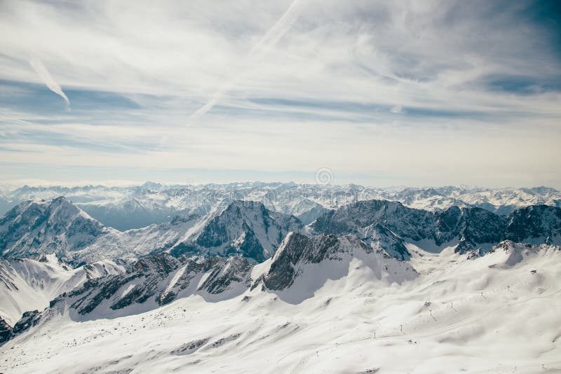 Mountain Germany Landscape Peak Stock Photo - Image of germany, grainau ...