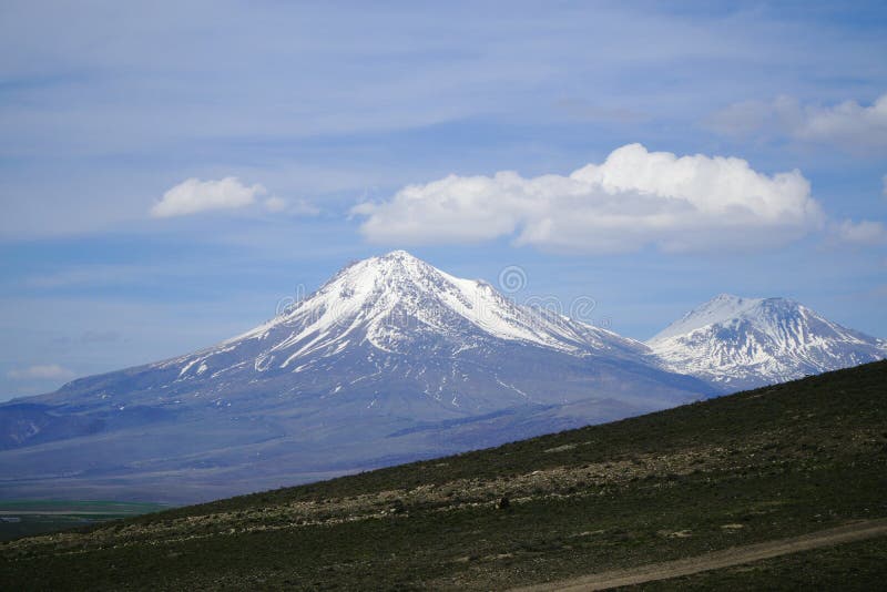 Volcano Hasan Dagi In Turkey Stock Photo - Image of sandstone, rock ...