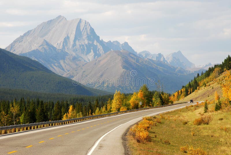 Mountain highway in fall stock photo. Image of meadow - 7076240