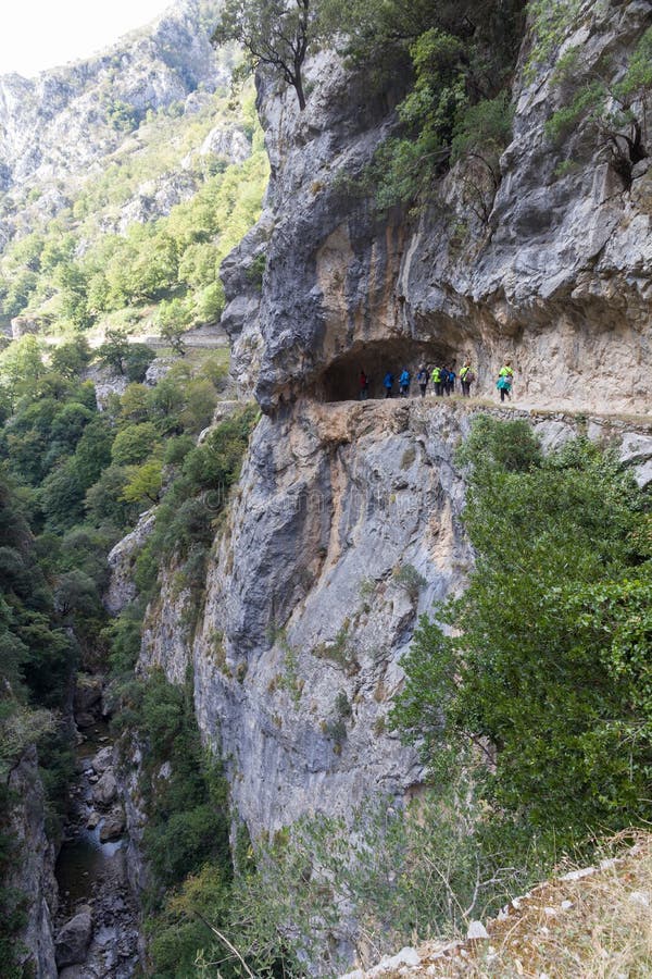 Mountain Hikers in North of Spain Editorial Stock Image - Image of ...