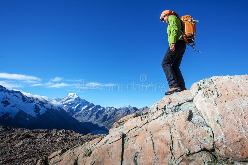 Mountain hiking stock image. Image of outdoor, mountaineer - 32130901