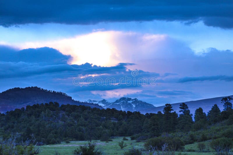 Mountain Horizon View stock image. Image of plateau - 109927675