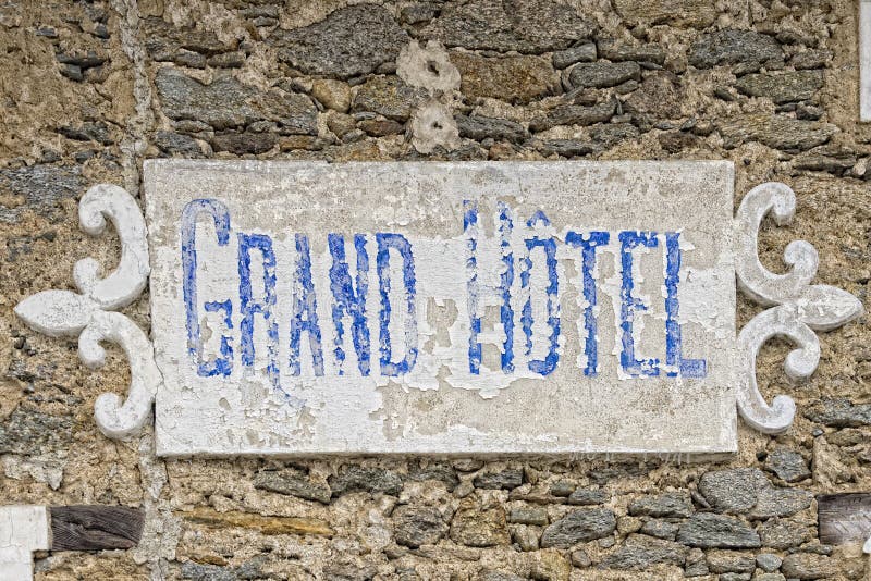 Mountain hotel old sign stock image. Image of traditional - 51473519
