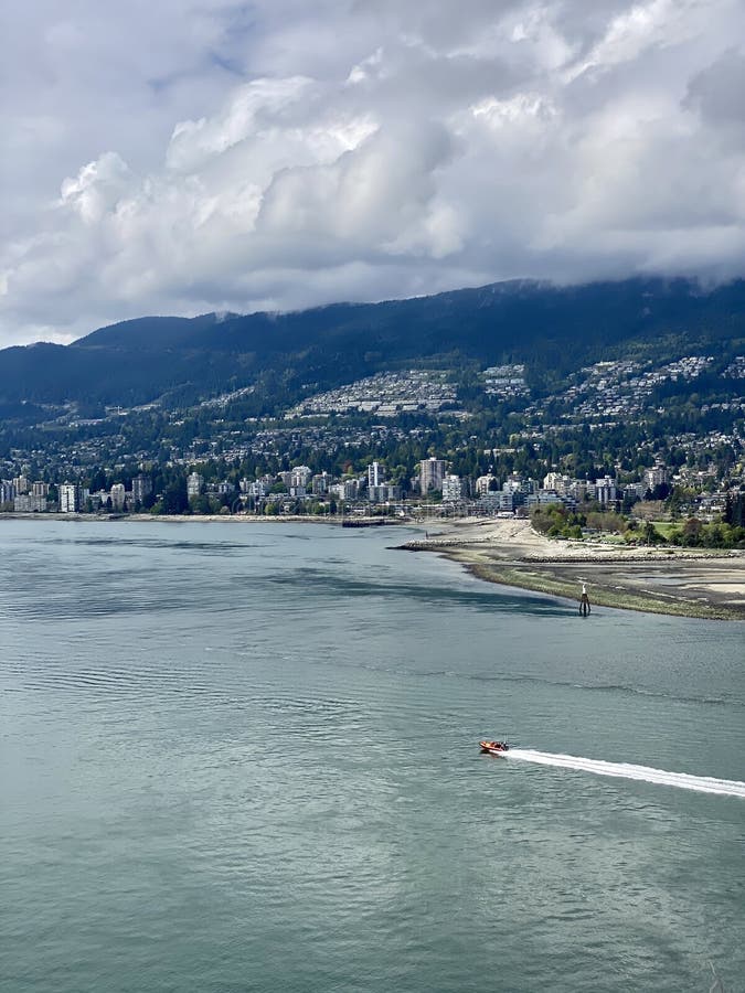 Waterfront Scenery stock image. Image of rise, houses - 218098771