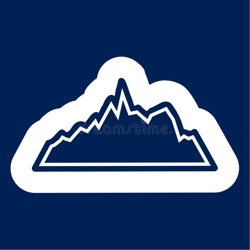 Mountain Icon - Illustration Stock Vector - Illustration of abstract ...