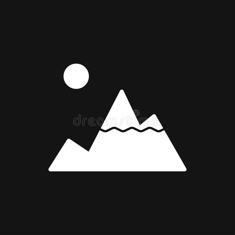 Mountain Icon Logo, Illustration, Vector Sign Symbol for Design Stock ...