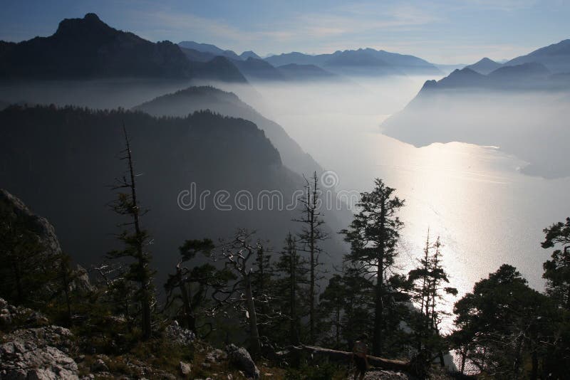 Mountain inversion stock photo. Image of inversion, shade - 7243764