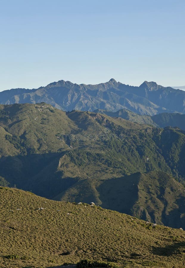 East Asia Highest Mountain - Mt. Yushan Stock Photo - Image of ...