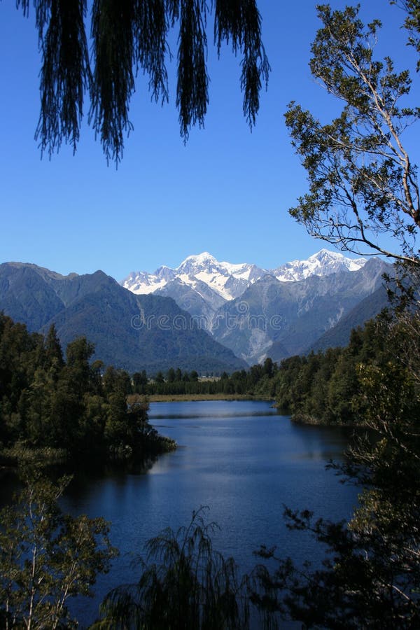 Mountain Lake stock photo. Image of green, cold, mountains - 14818844