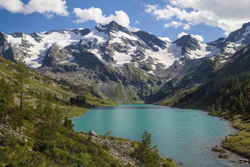 Mountain lake stock photo. Image of altai, mountain, height - 49535040