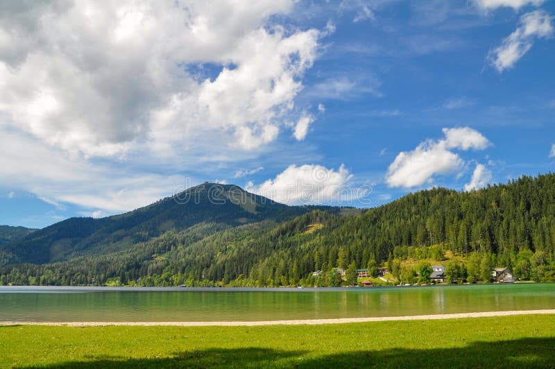 Mountain Lake in Mariazell stock image. Image of landscape - 43929157