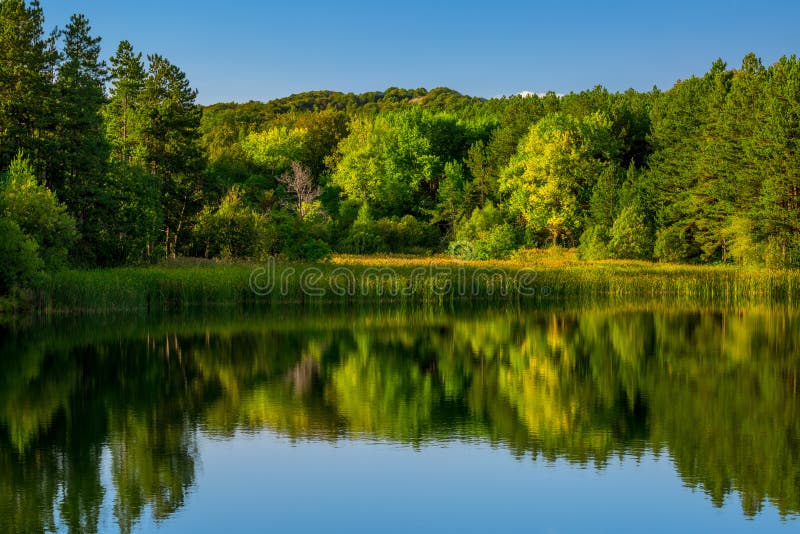 Mountain Lake, Panoramic View, 4k Video Stock Image - Image of travel ...
