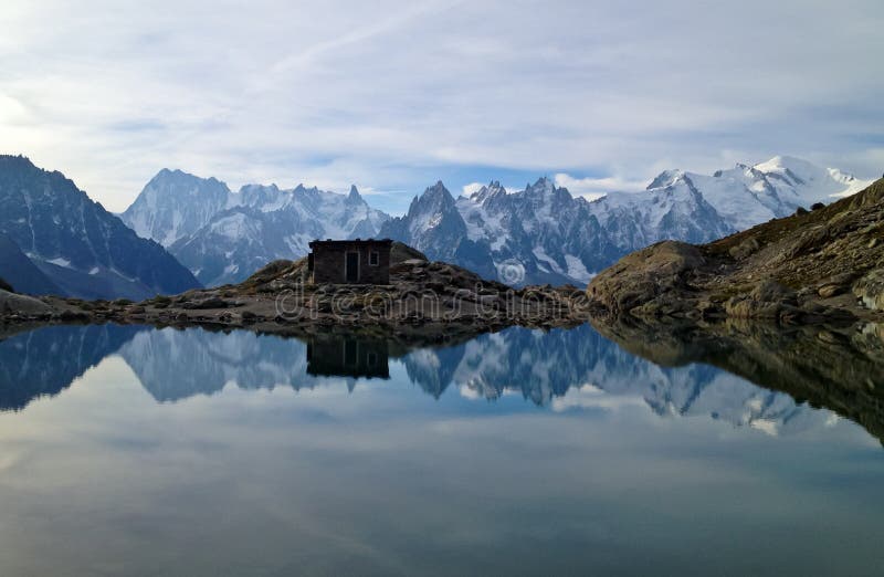 Mountain lake reflection stock photo. Image of glacier - 27628862