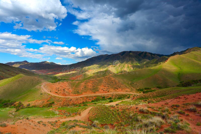 Colorful hills stock image. Image of countryside, nature - 616553