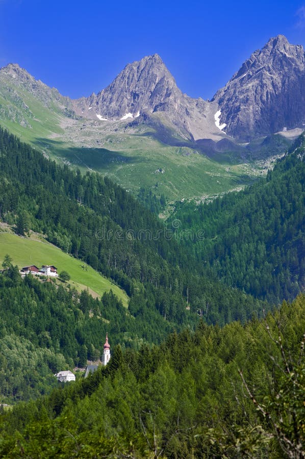 Mountain Landscape in Austria Tirol Stock Photo - Image of outdoor ...