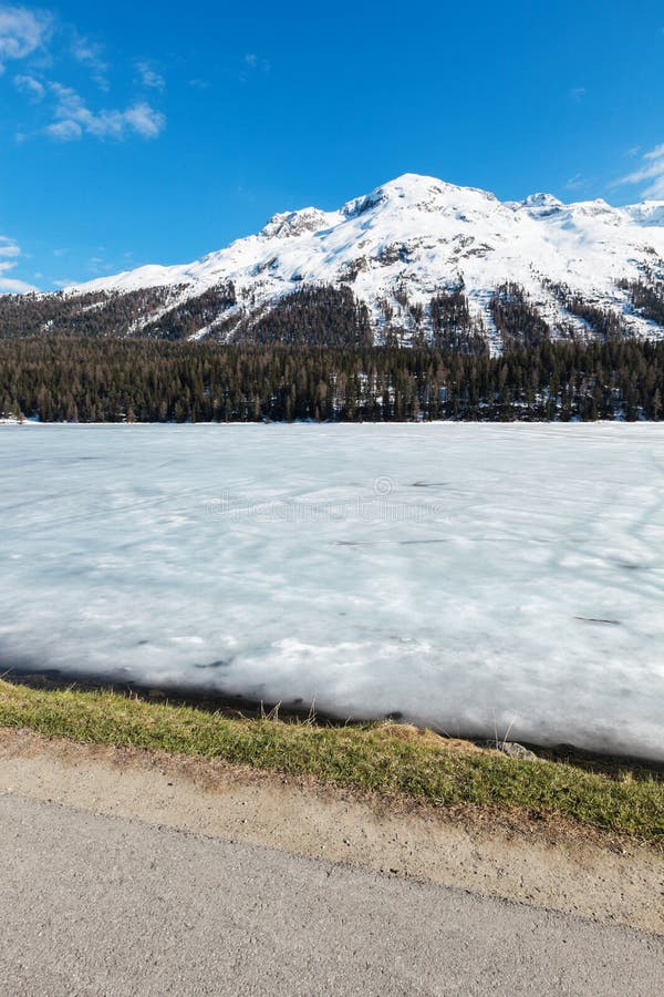 Mountain landscape stock photo. Image of frozen, swiss - 30775376