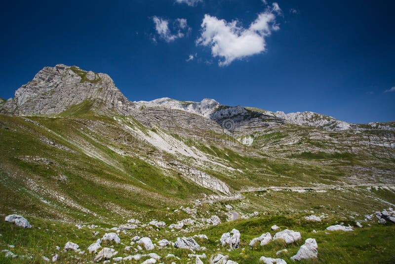 Mountain landscape stock image. Image of shadow, paradise - 33009163