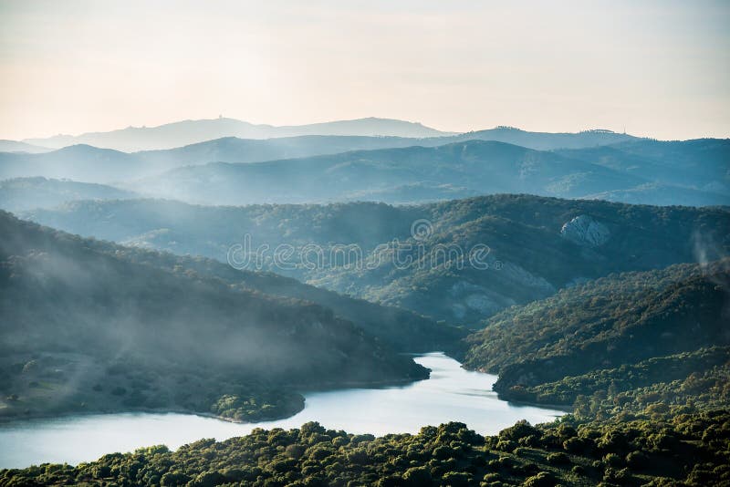 Mountain landscape stock photo. Image of color, lake - 45341630