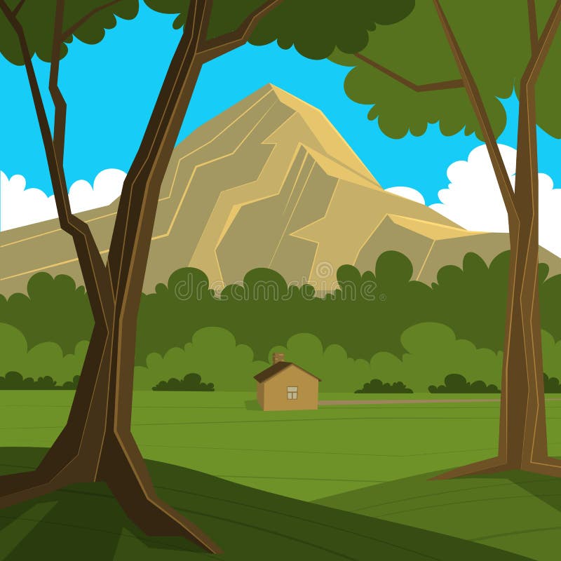 Mountain Shack House Stock Illustrations – 251 Mountain Shack House ...