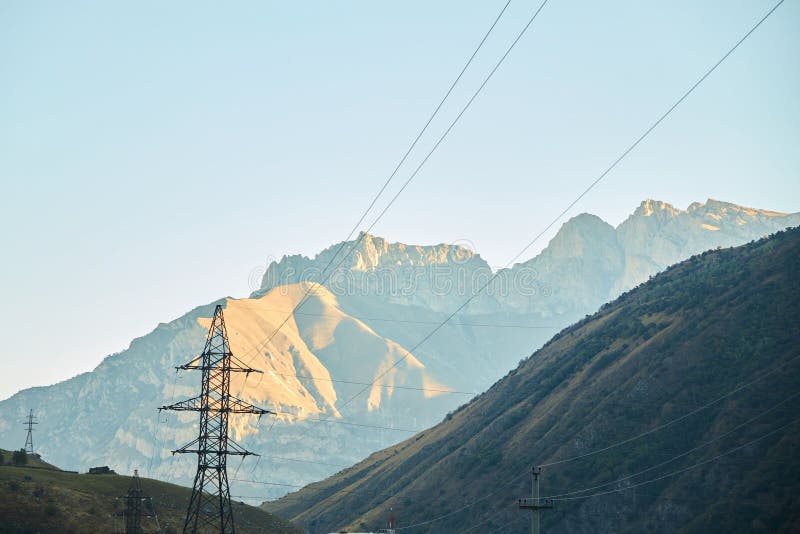 Mountain Landscape, Caucasian Ridge. Landscape in Autumn Stock Photo ...