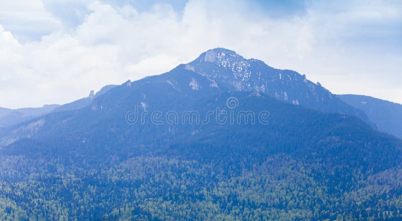 Mountain Landscape of Ceahlau Stock Photo - Image of panorama, peak ...