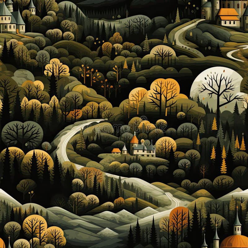 Detailed Architecture Paintings Stock Illustrations – 67 Detailed ...